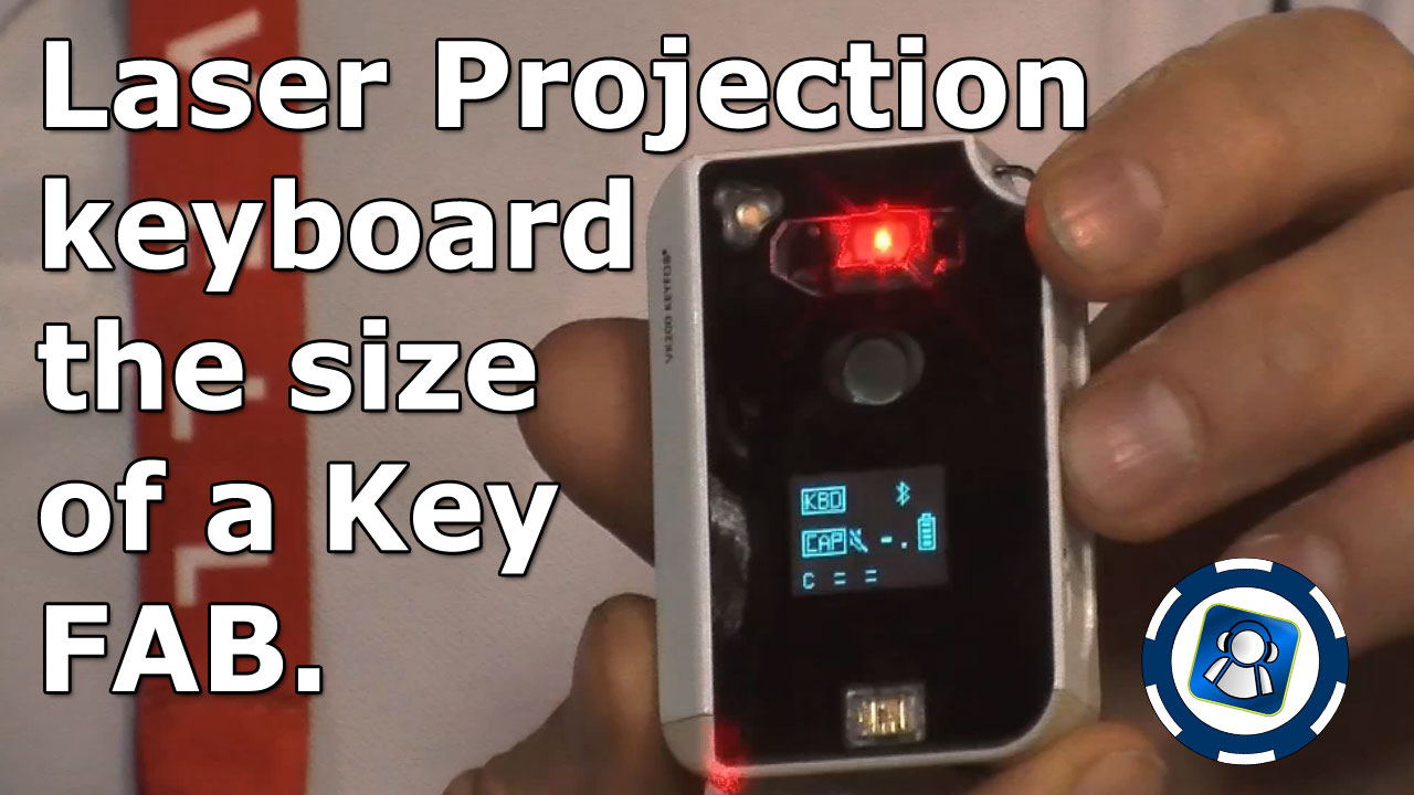 CTX Virtual Technologies Laser Projection Keyboard Size of a Key FAB ...