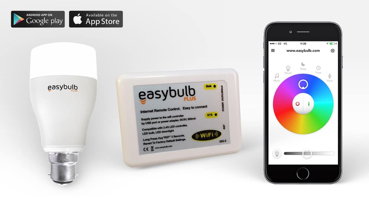 Easybulb Plus WiFi Light Bulb Video Review : Geekazine